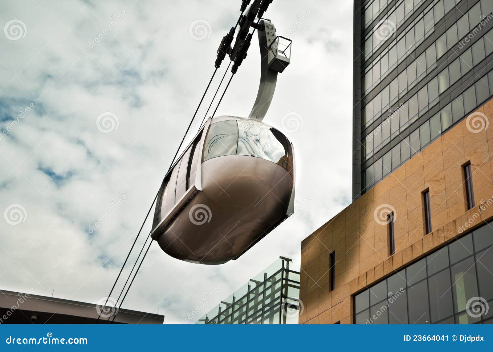 OHSU Aerial Tram stock image. Image of overhead, cable - 23664041