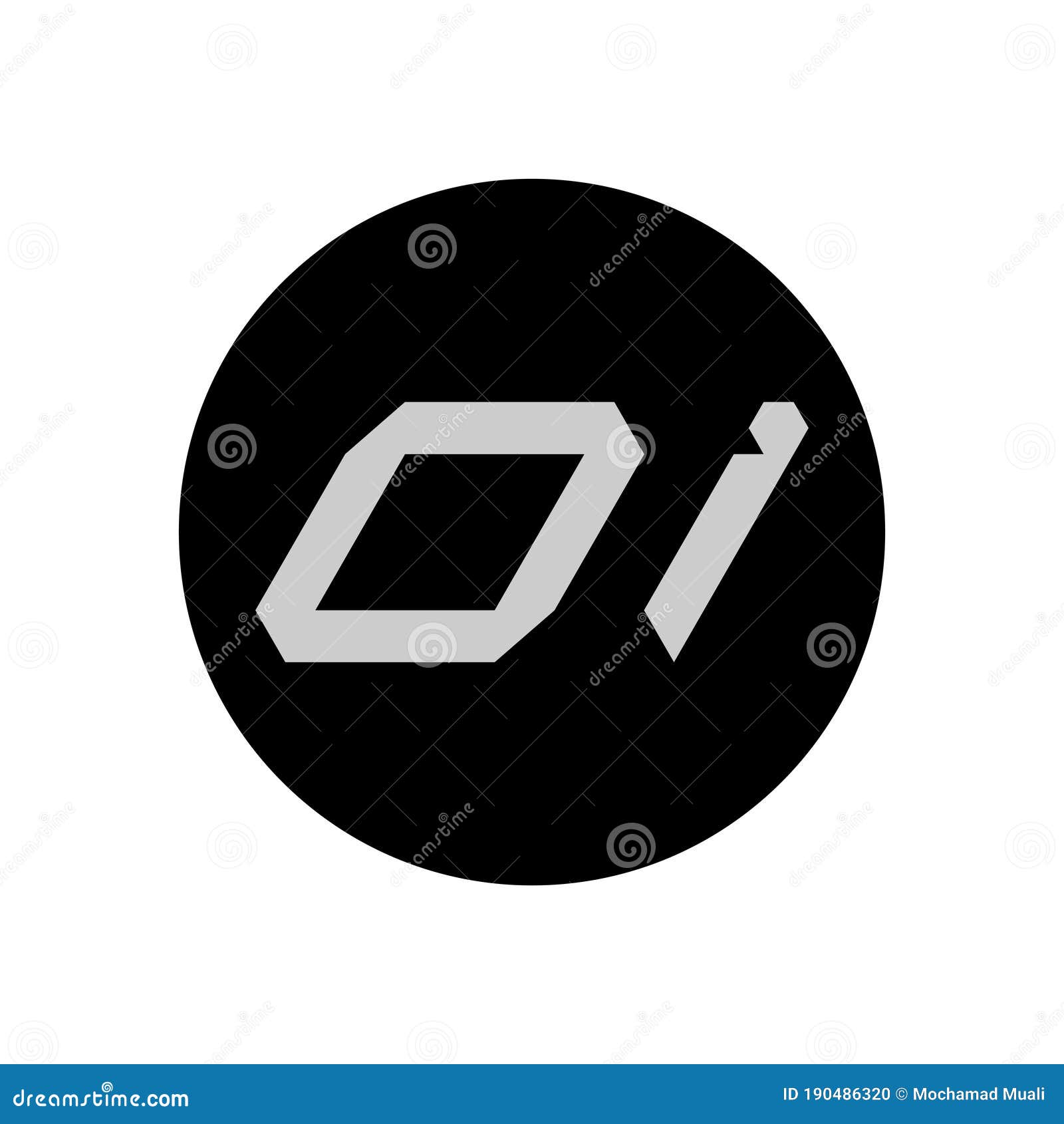 OI Letter Logo Design with Simple Style Stock Vector - Illustration of ...