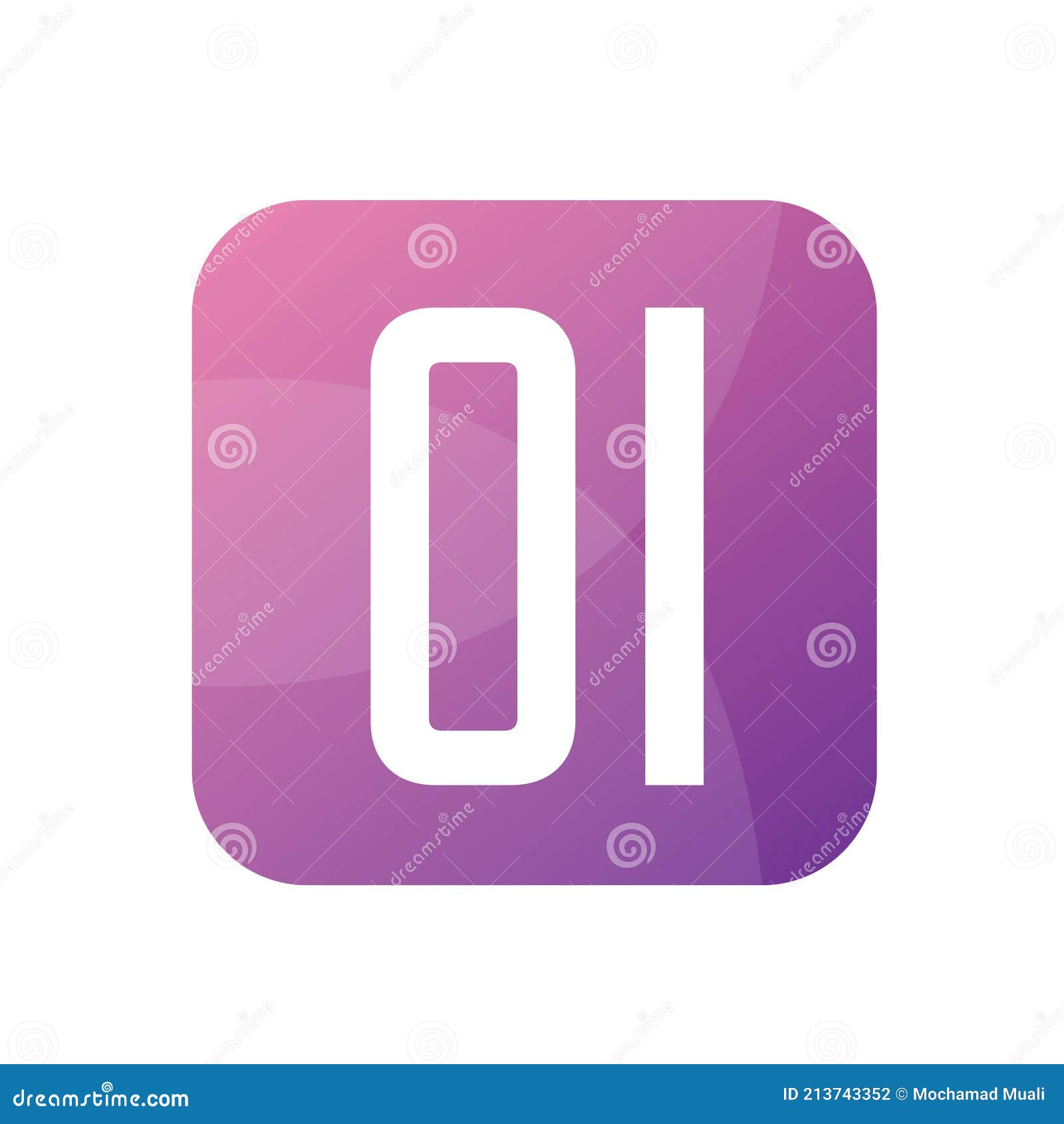 OI Letter Logo Design with Simple Style Stock Vector - Illustration of ...
