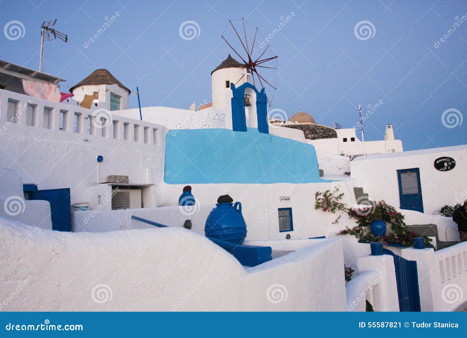 Oia city Santorini Greece editorial photo. Image of architecture - 55587821