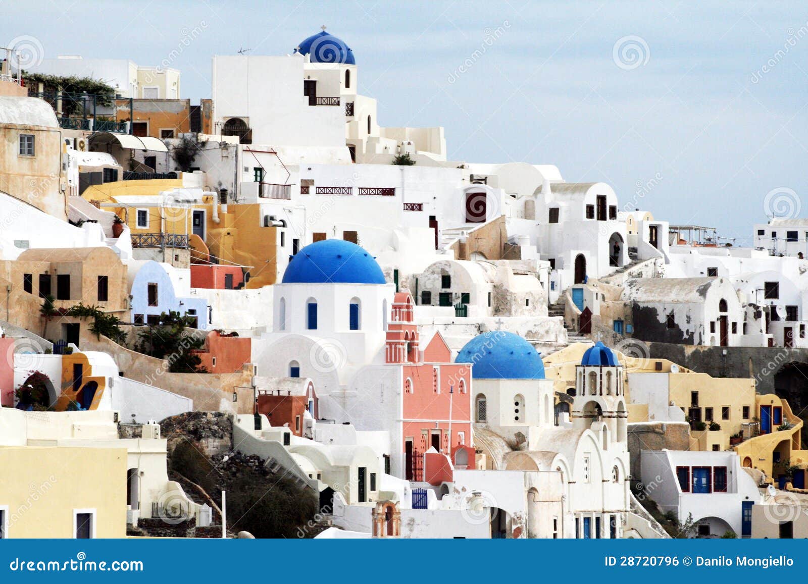 Oia town stock photo. Image of landmark, greek, tradition - 28720796