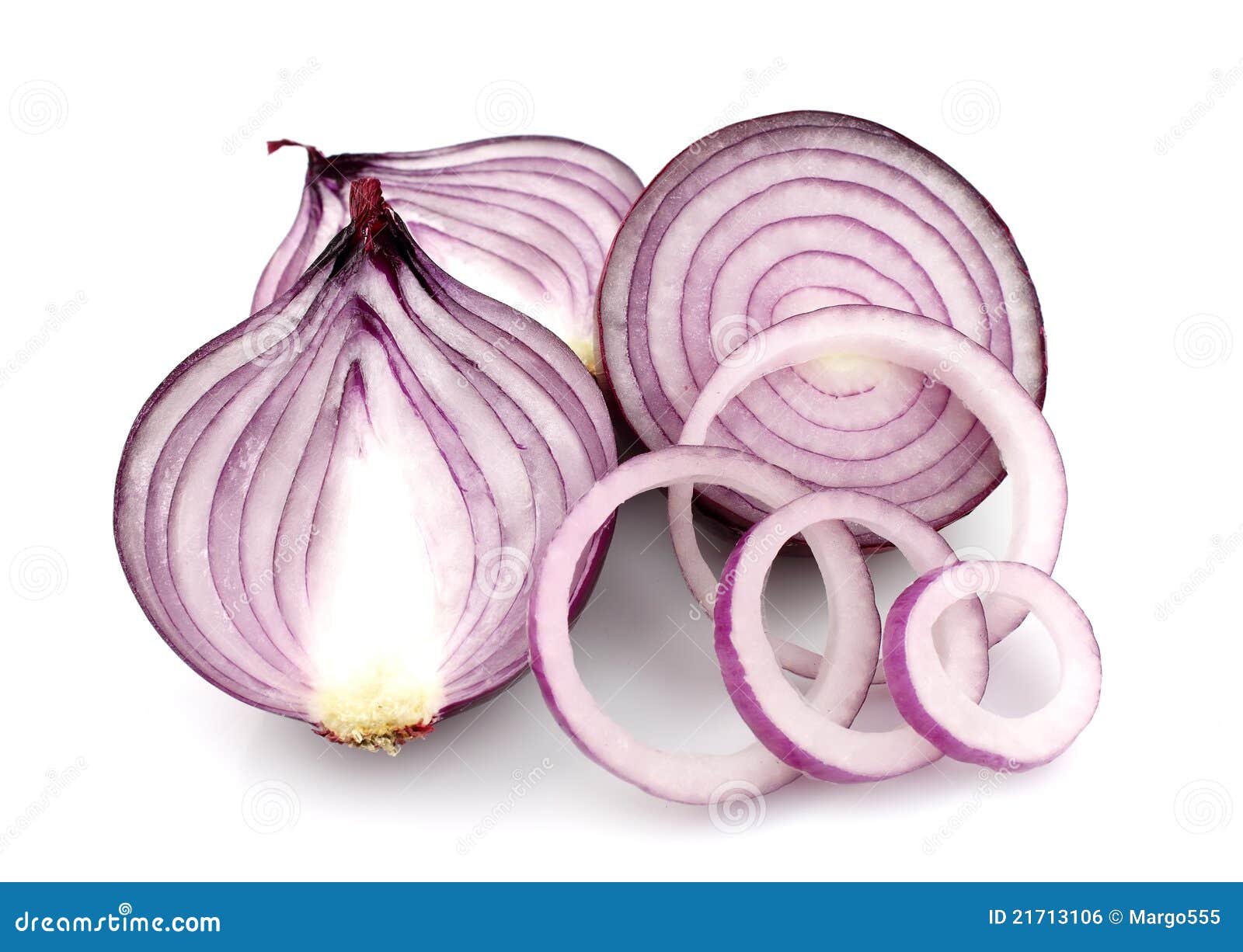 Oignon Rouge Coupé En Tranches Photo stock - Image du sain, coupure ...