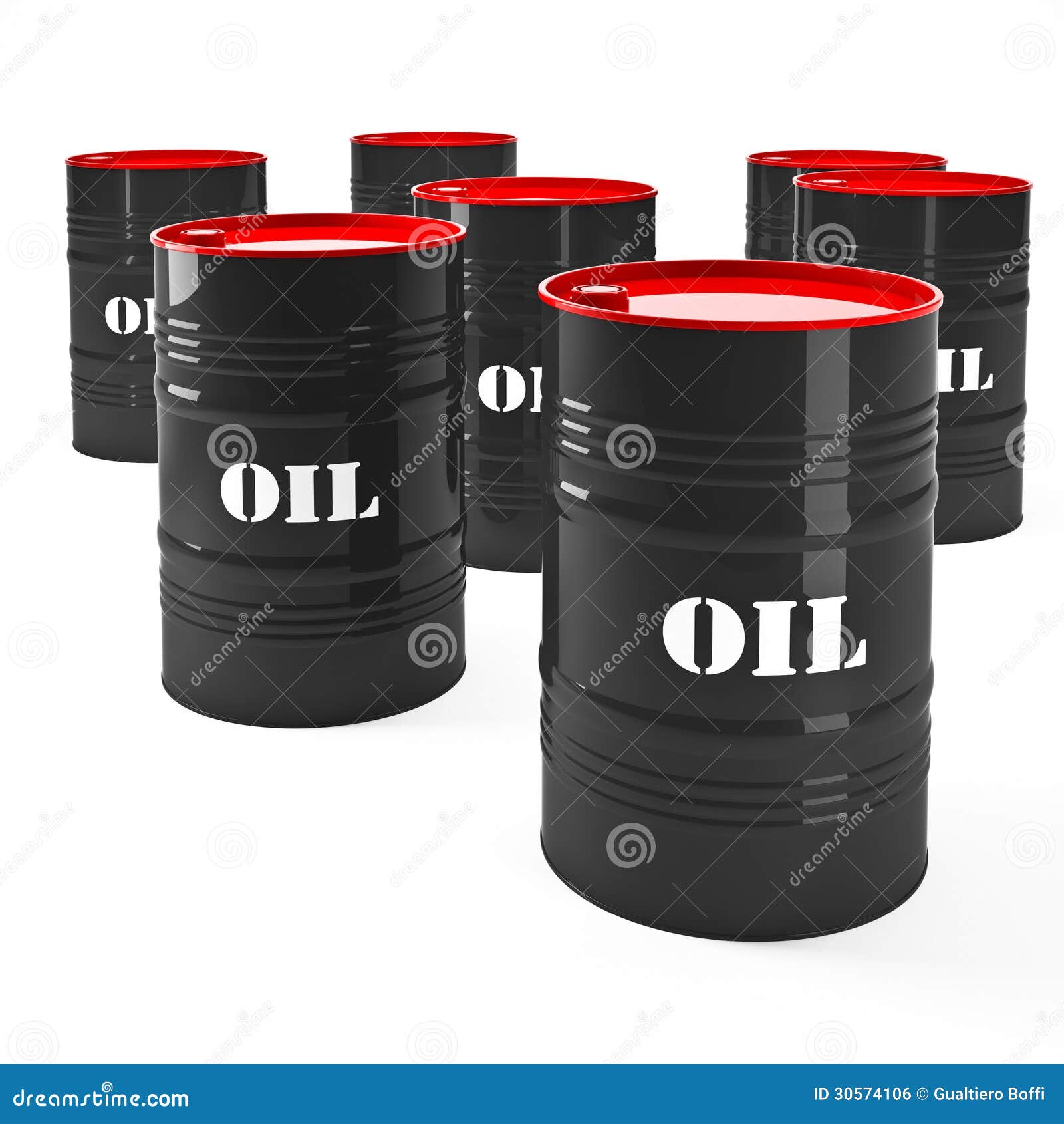 Oil barell stock illustration. Illustration of black - 30574106
