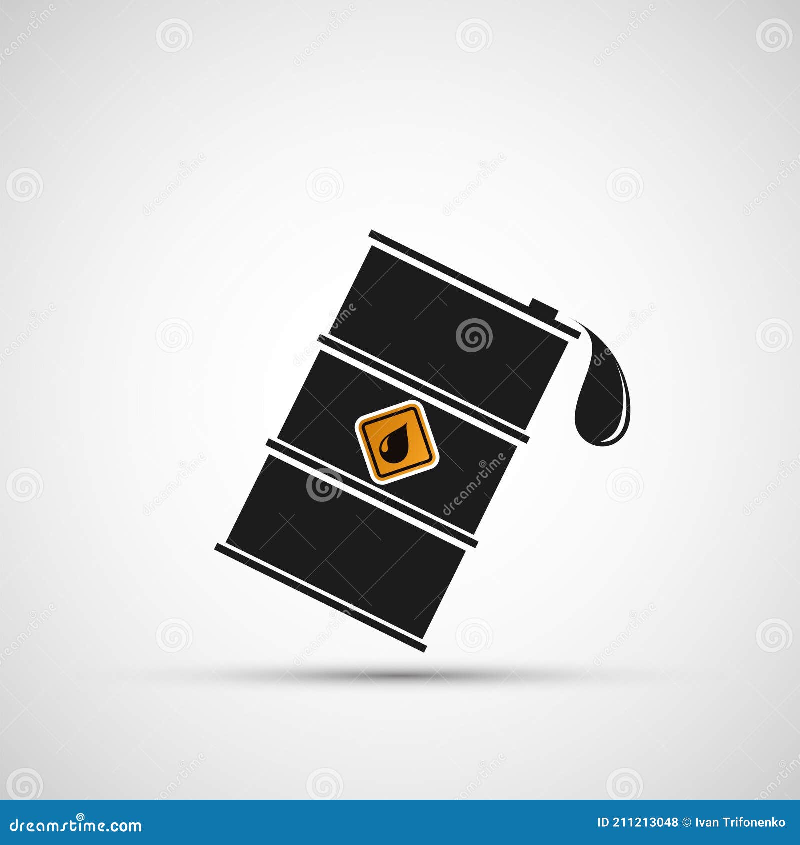 Oil Barrel Icon. Logo Isolated on White Background Stock Vector ...