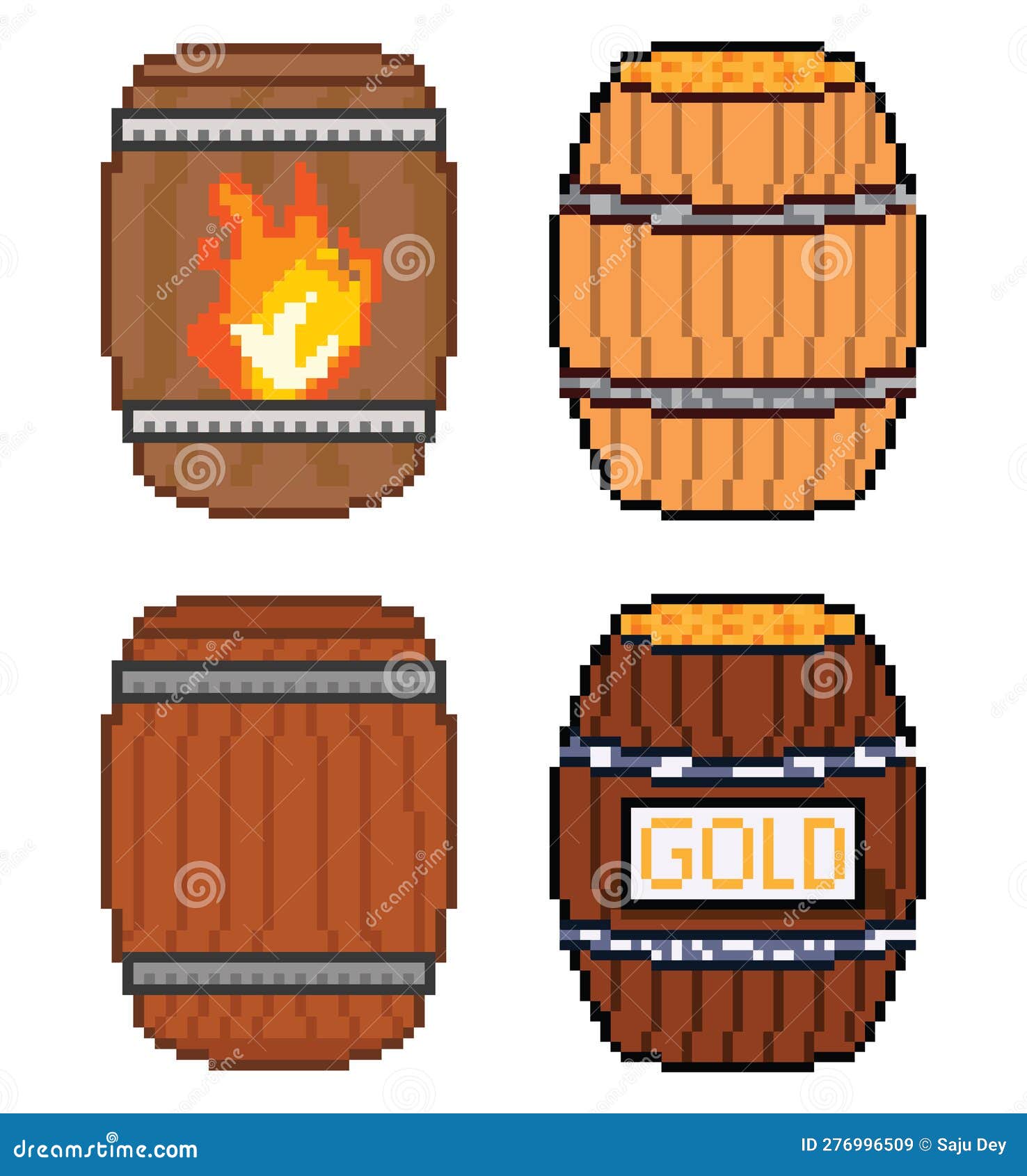 Oil Barrel Pixel Art. 8 Bit Cask Petroleum Vector Illustration ...