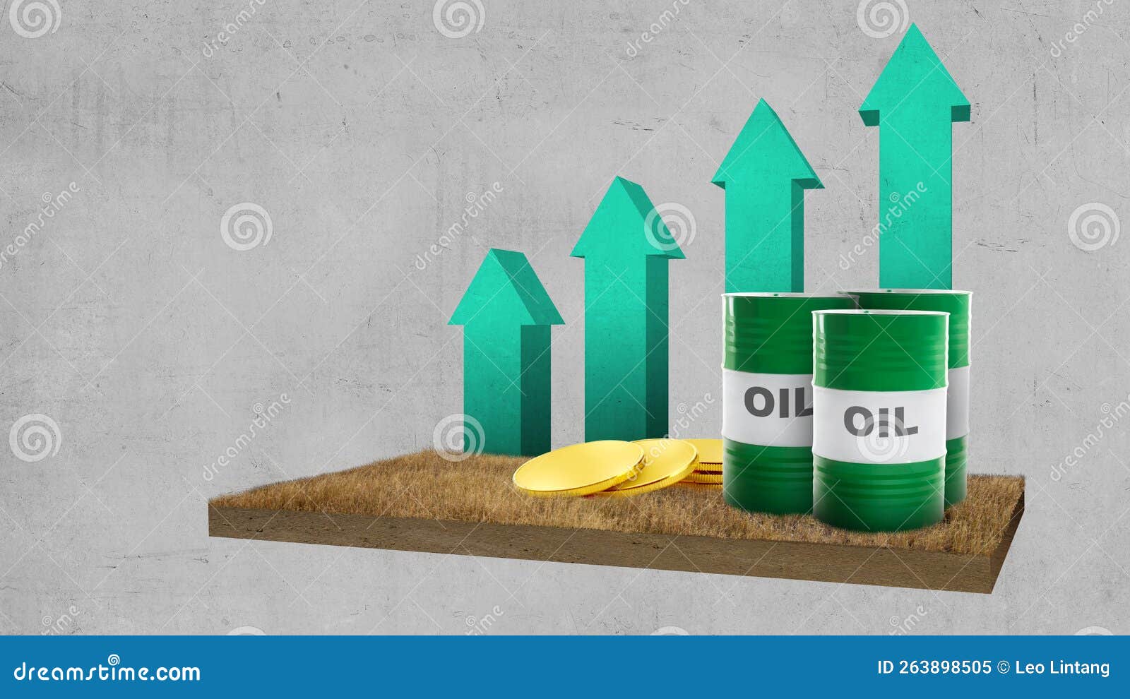 Oil Barrel and a Stack of Coins Stock Image - Image of concept ...