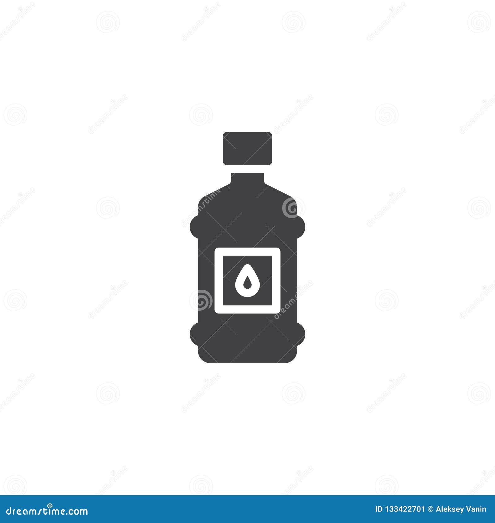 Oil bottle vector icon stock vector. Illustration of packaging - 133422701