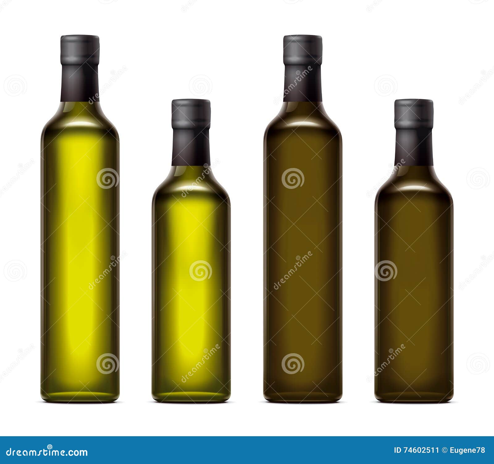 Oil bottles stock vector. Illustration of preserving - 74602511