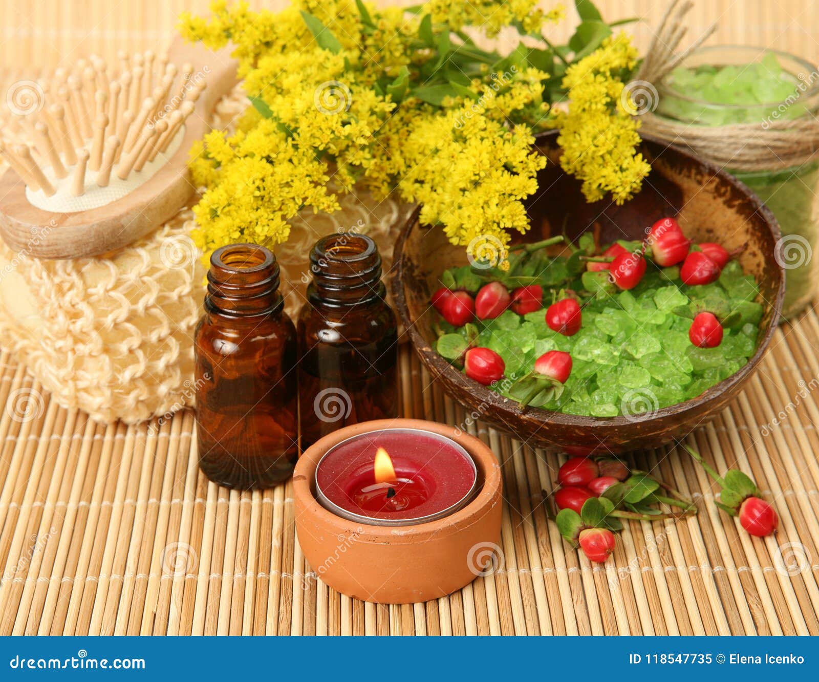 Aromatherapy, spa, massage stock image. Image of flame - 118547735