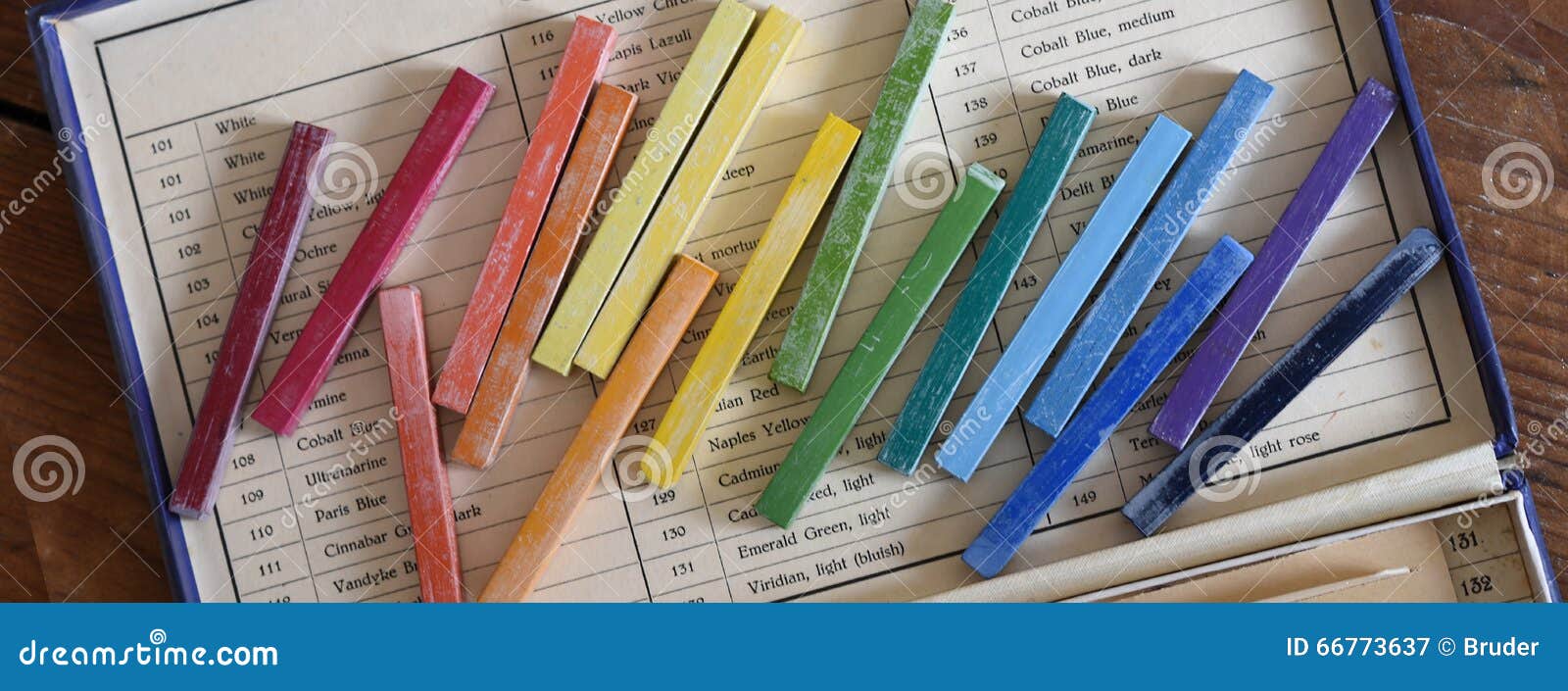 Oil chalks stock image. Image of chalk, pigments, blue - 66773637