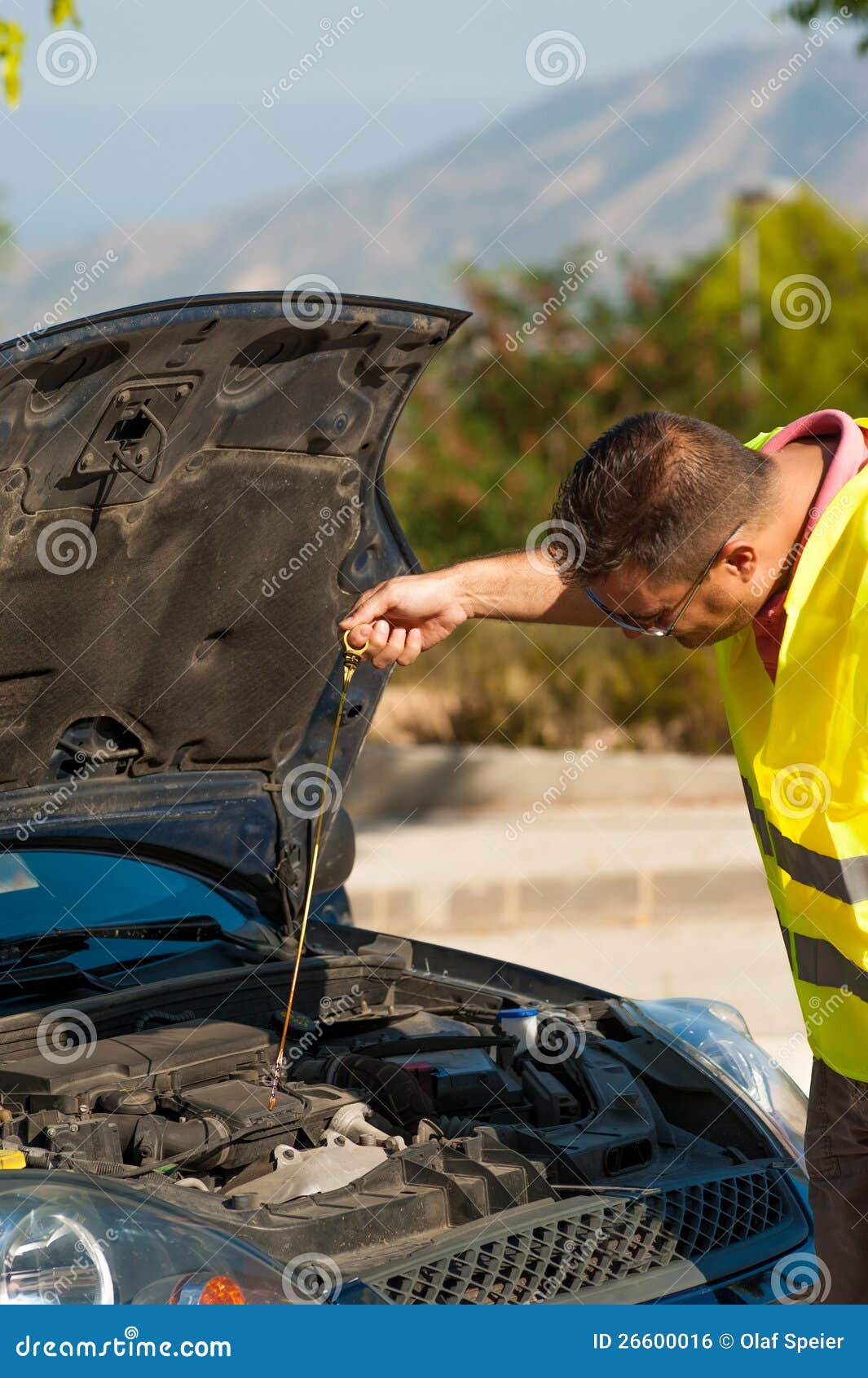 Oil check stock photo. Image of vertical, engine, inspection - 26600016