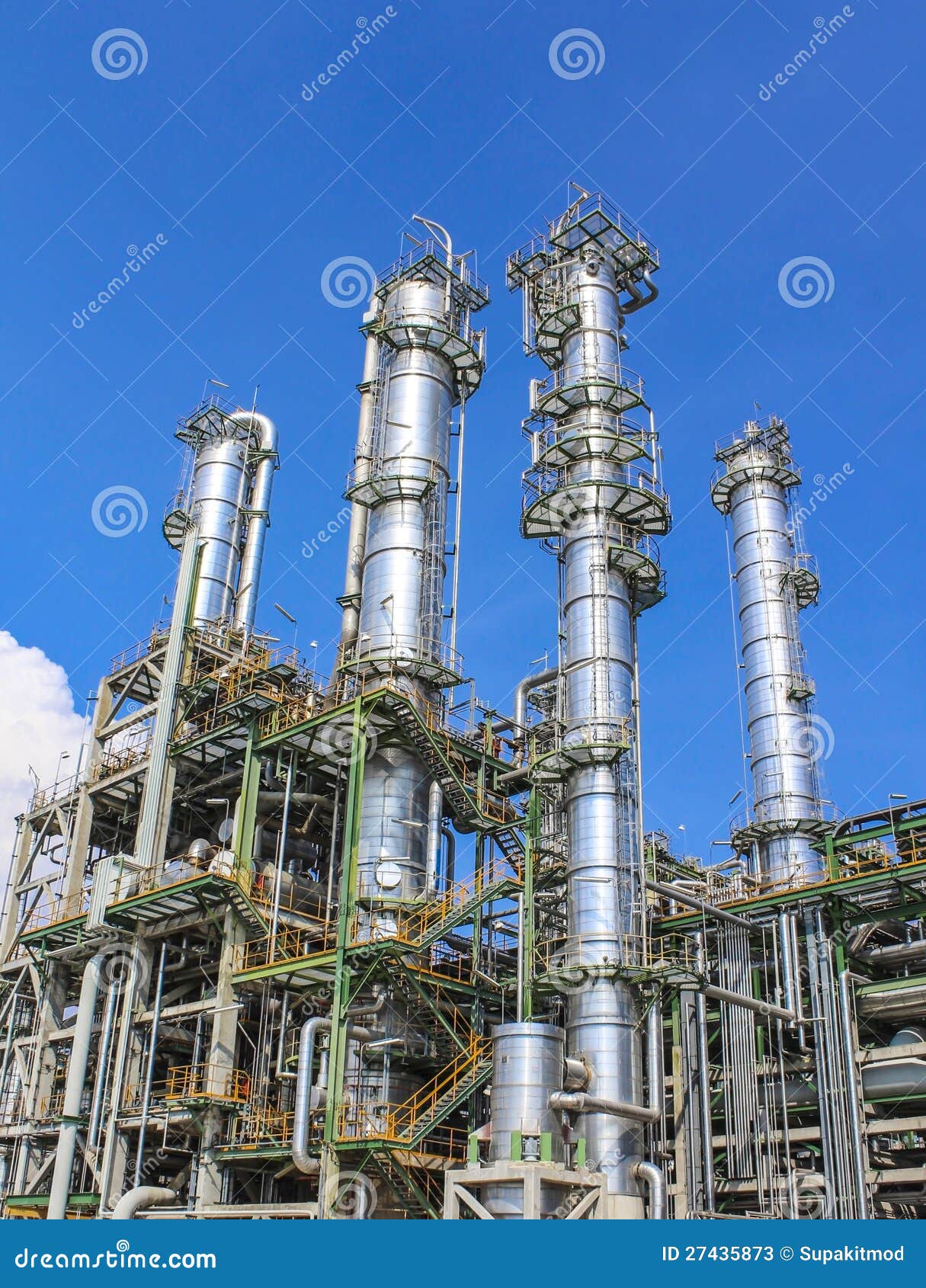 Oil and chemical factory stock image. Image of tube, equipment - 27435873