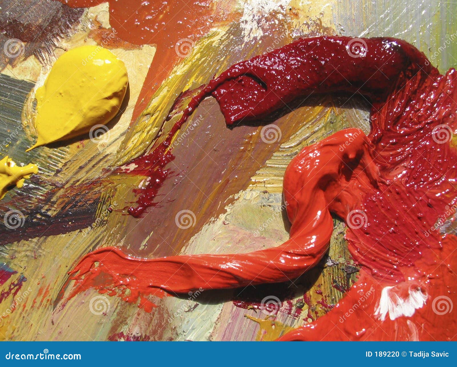 Oil colours stock photo. Image of draw, abstract, mark - 189220