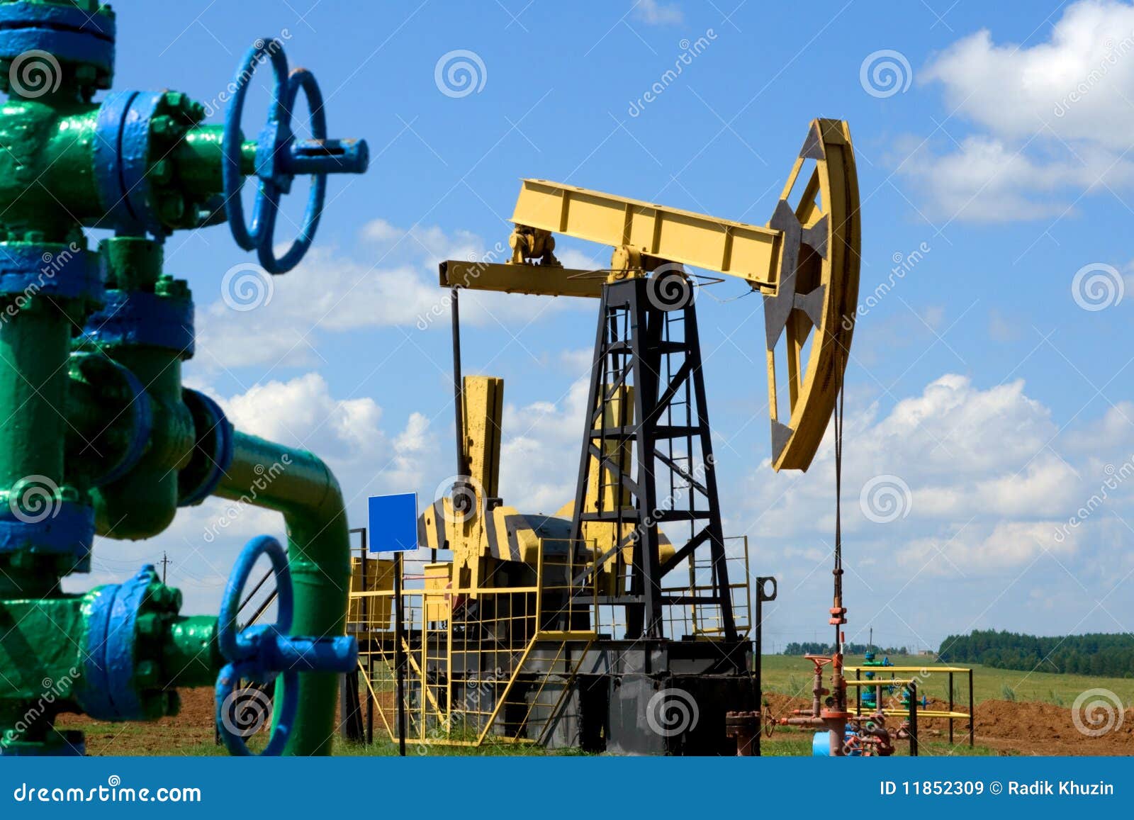 Oil Country stock image. Image of copy, pipeline, blue - 11852309