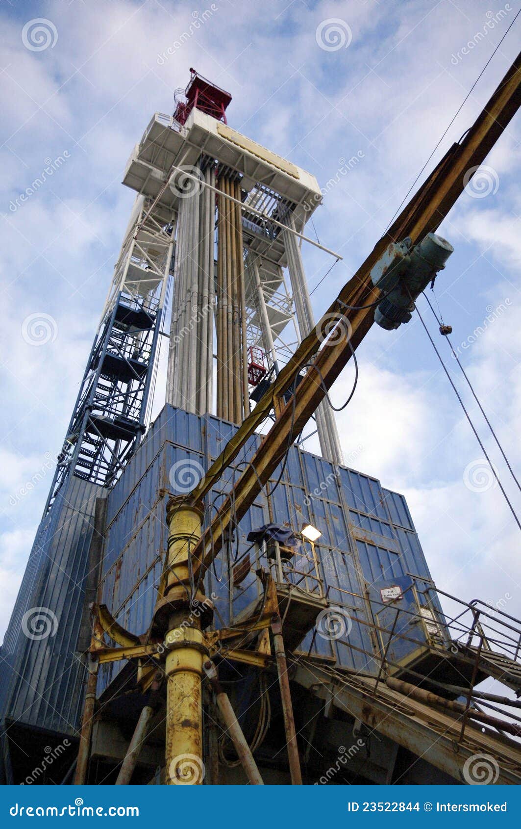 Oil derrick stock photo. Image of platform, drill, petroleum - 23522844