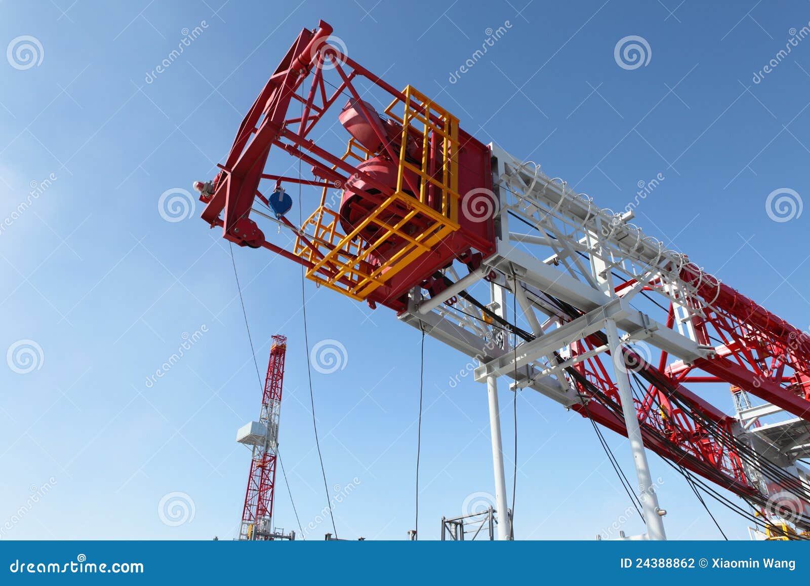Oil derrick stock photo. Image of engineering, power - 24388862