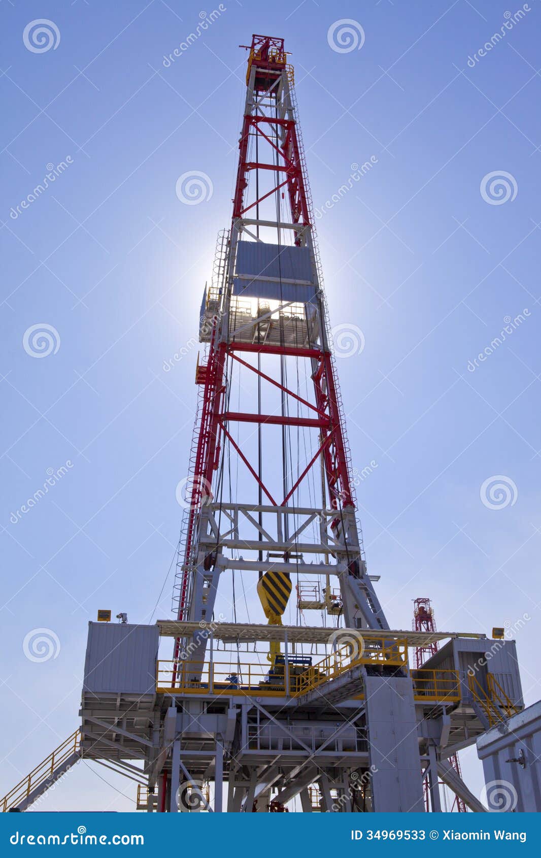 Oil derrick stock image. Image of operation, petroleum - 34969533