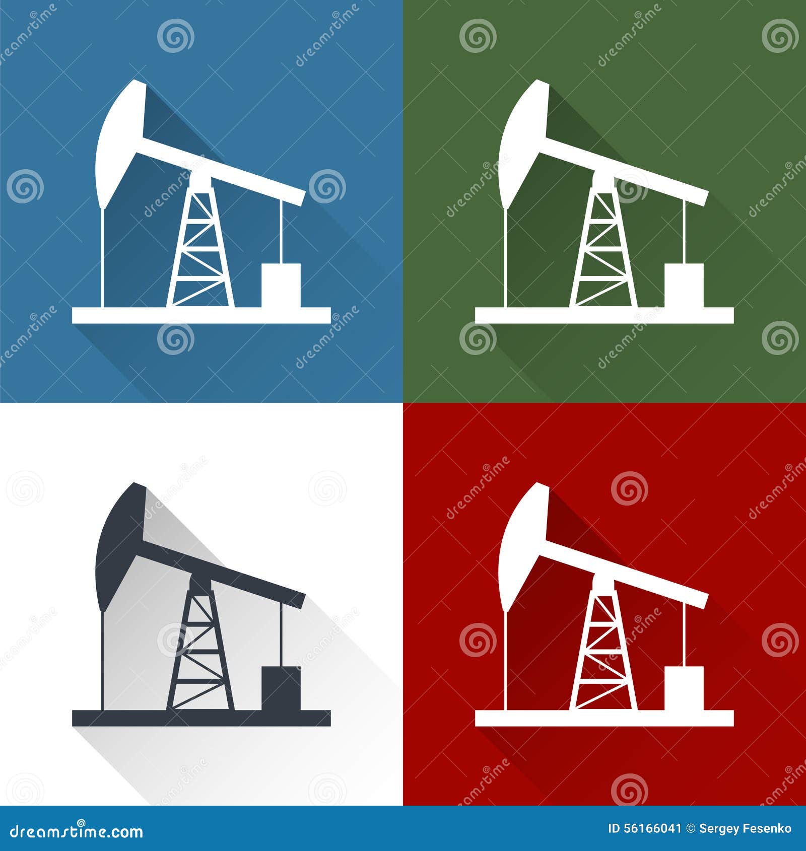 Oil derrick icon. stock vector. Illustration of power - 56166041