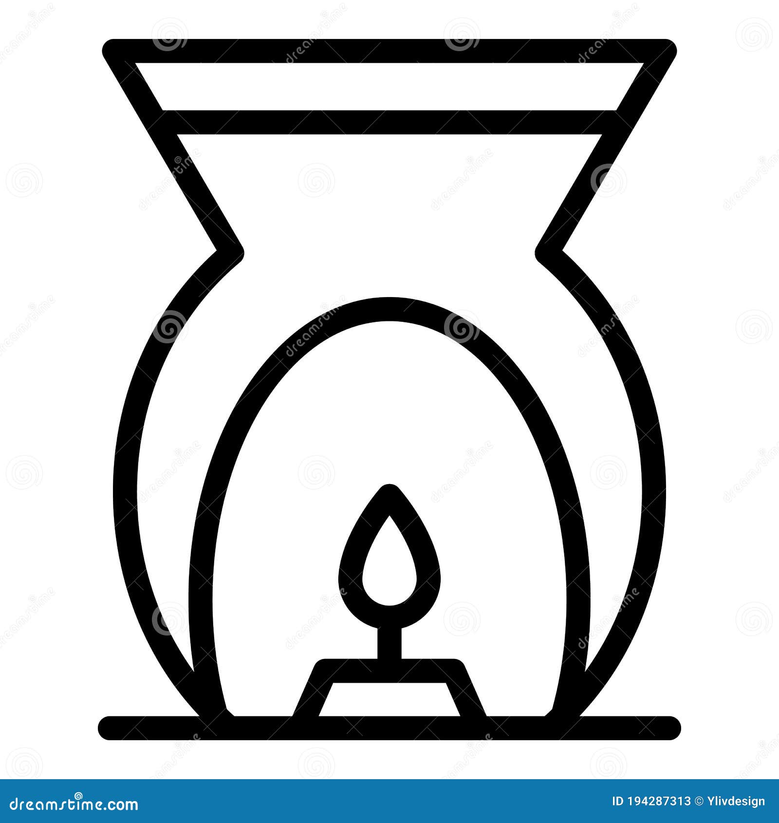 Oil Diffuser Icon, Outline Style Stock Vector - Illustration of ...