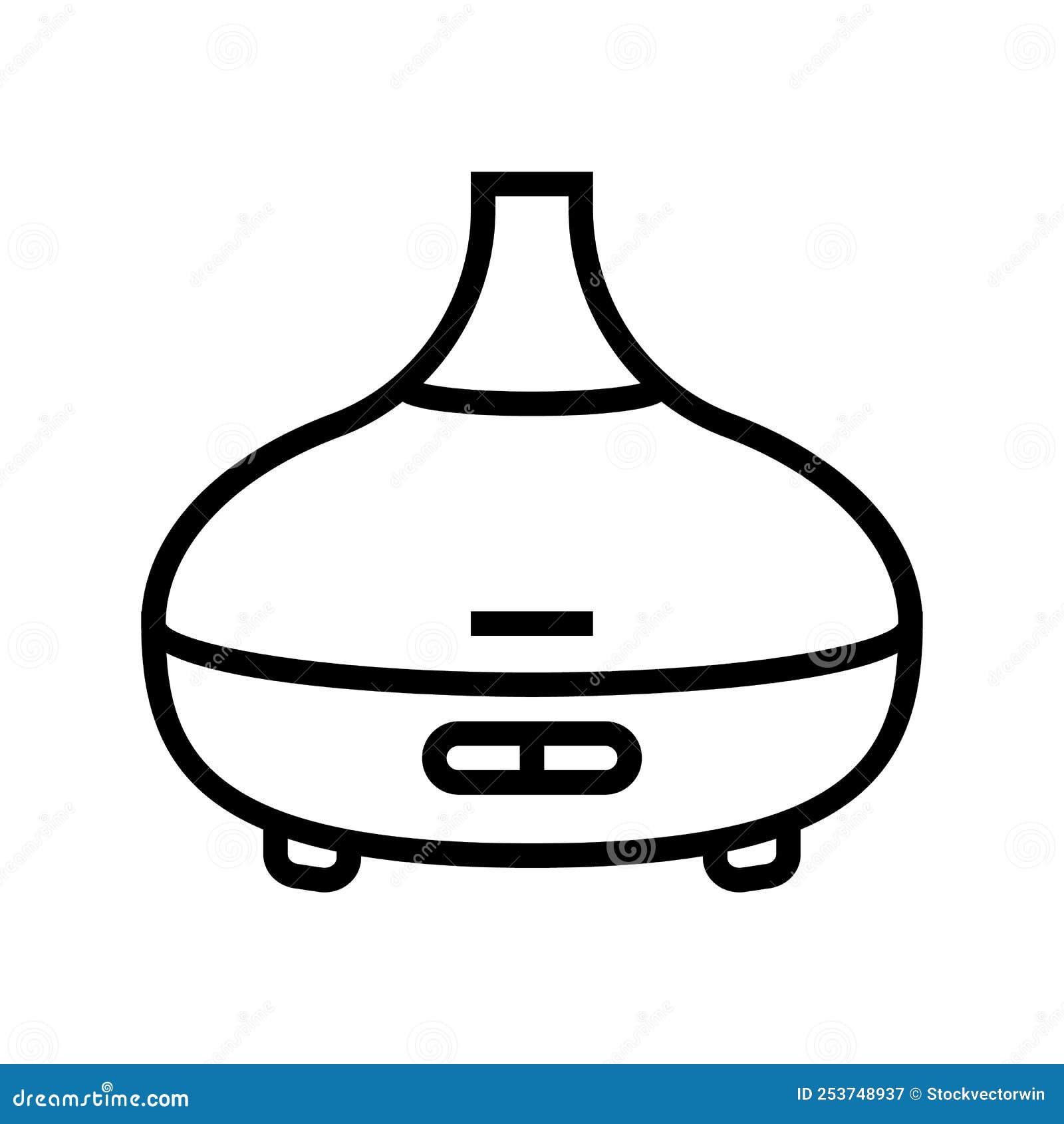 Oil Diffuser Perfume Line Icon Vector Illustration Stock Vector ...