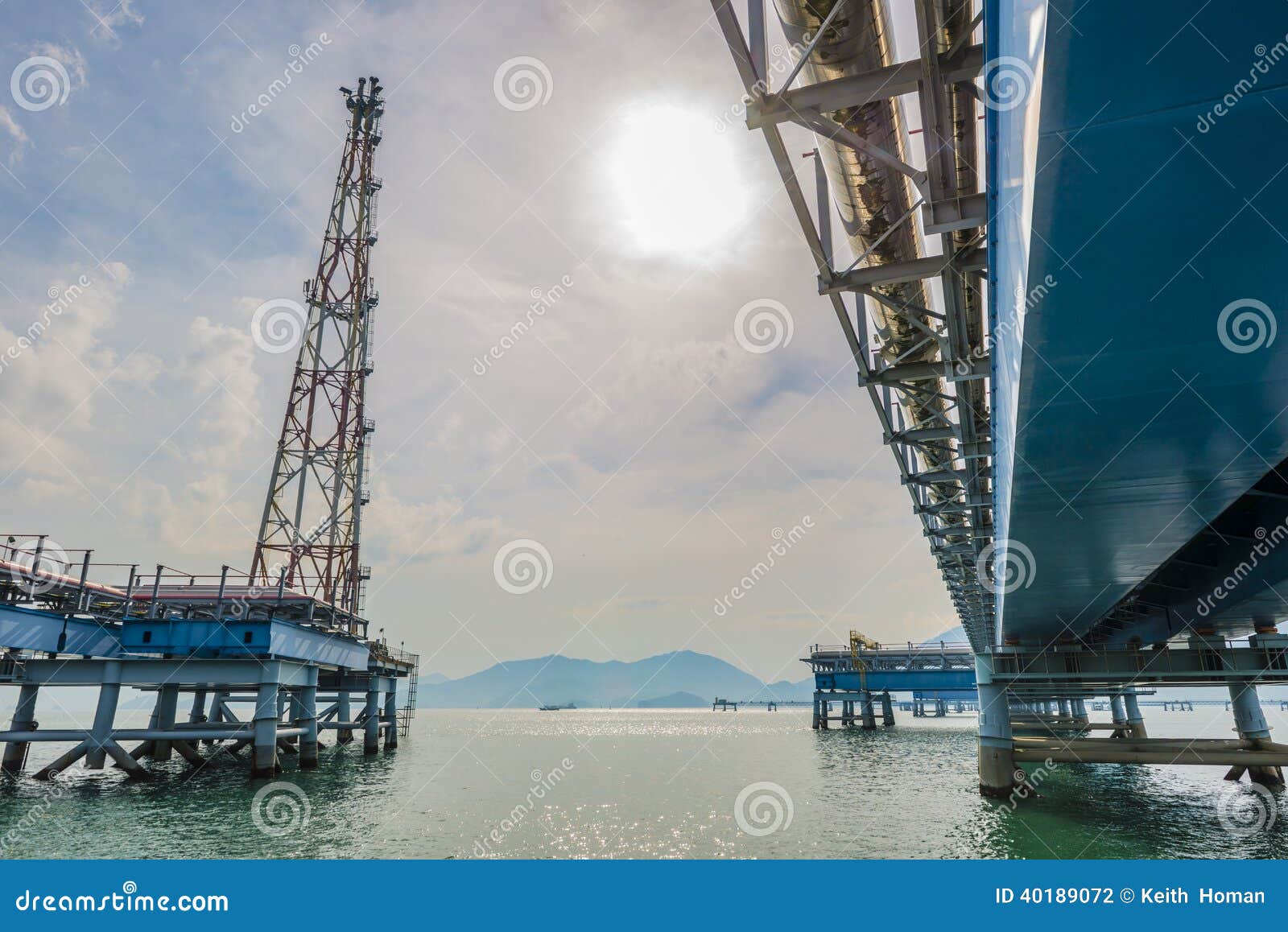 Oil and docking rig stock photo. Image of offshore, environment - 40189072