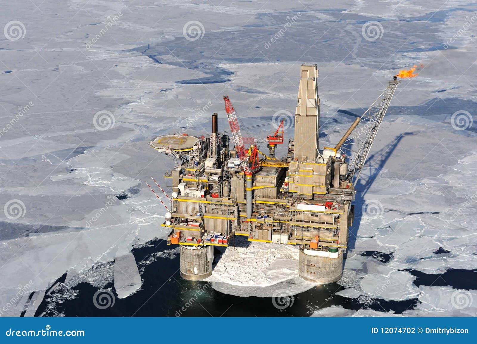 Oil drilling rig stock photo. Image of nature, pipeline - 12074702