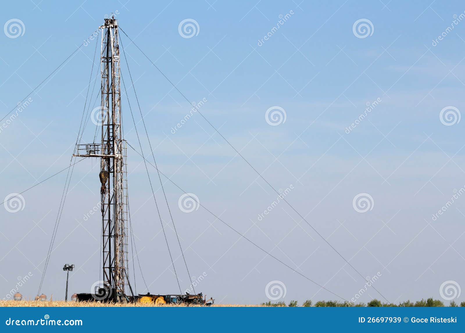Oil drilling rig stock image. Image of tower, exploration - 26697939