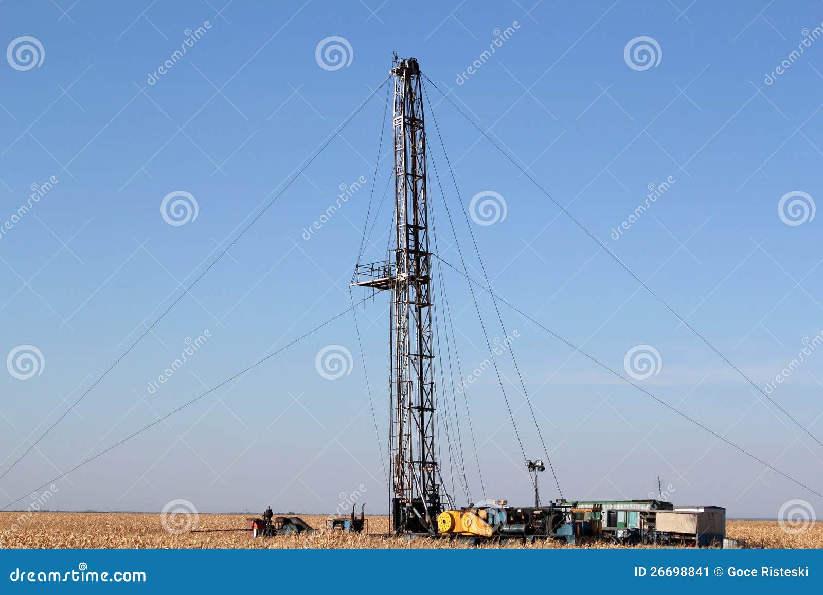 Oil drilling rig stock image. Image of oilfield, industry - 26698841