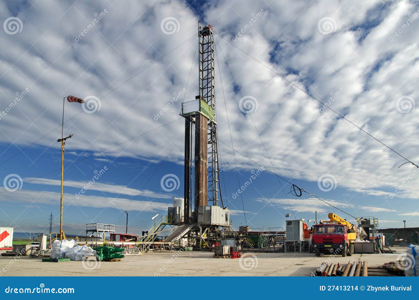 Oil drilling rig stock photo. Image of technology, drilling - 27413214