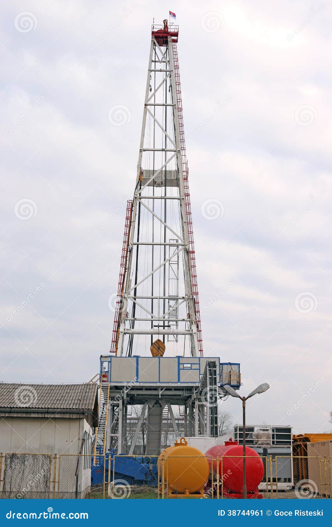Oil drilling rig stock image. Image of petrochemical - 38744961