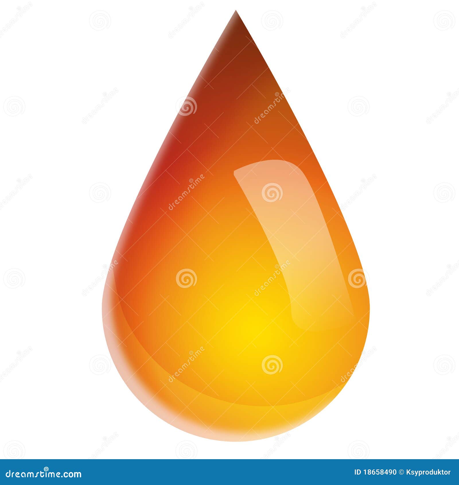 Oil drop stock illustration. Illustration of omega, drip - 18658490