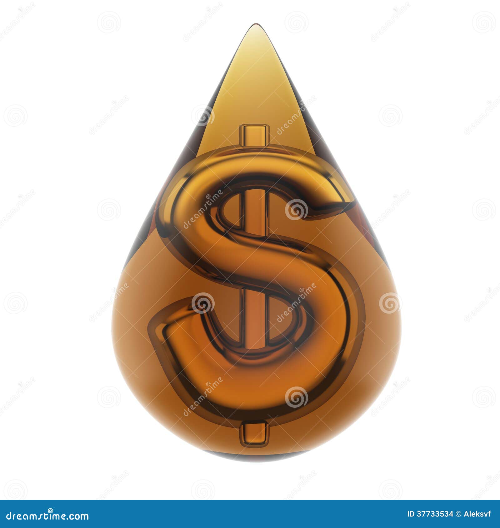 Oil drop with dollar sign stock illustration. Illustration of economy ...