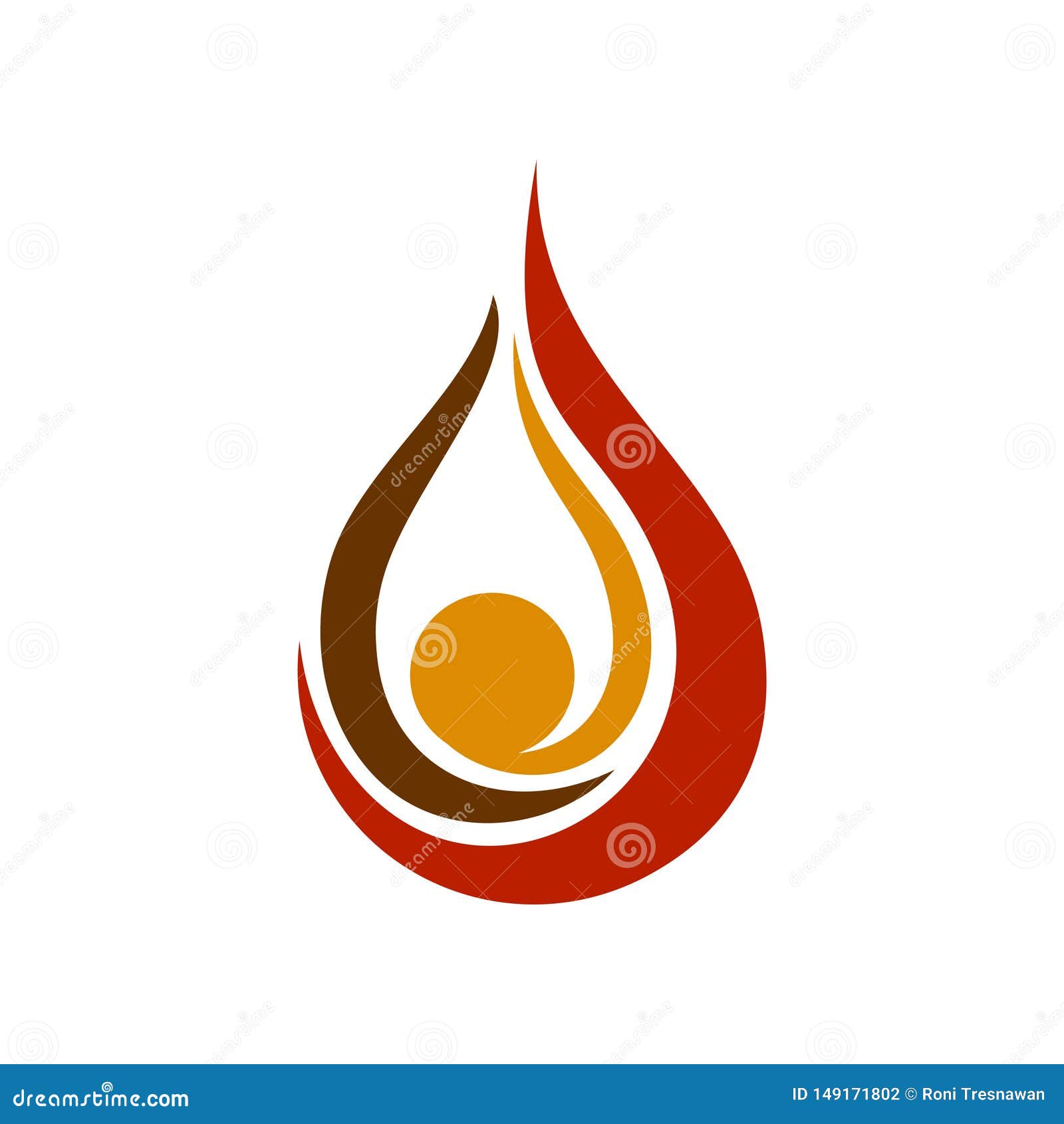 Oil Drop Flames Symbol Design Stock Vector - Illustration of heat ...