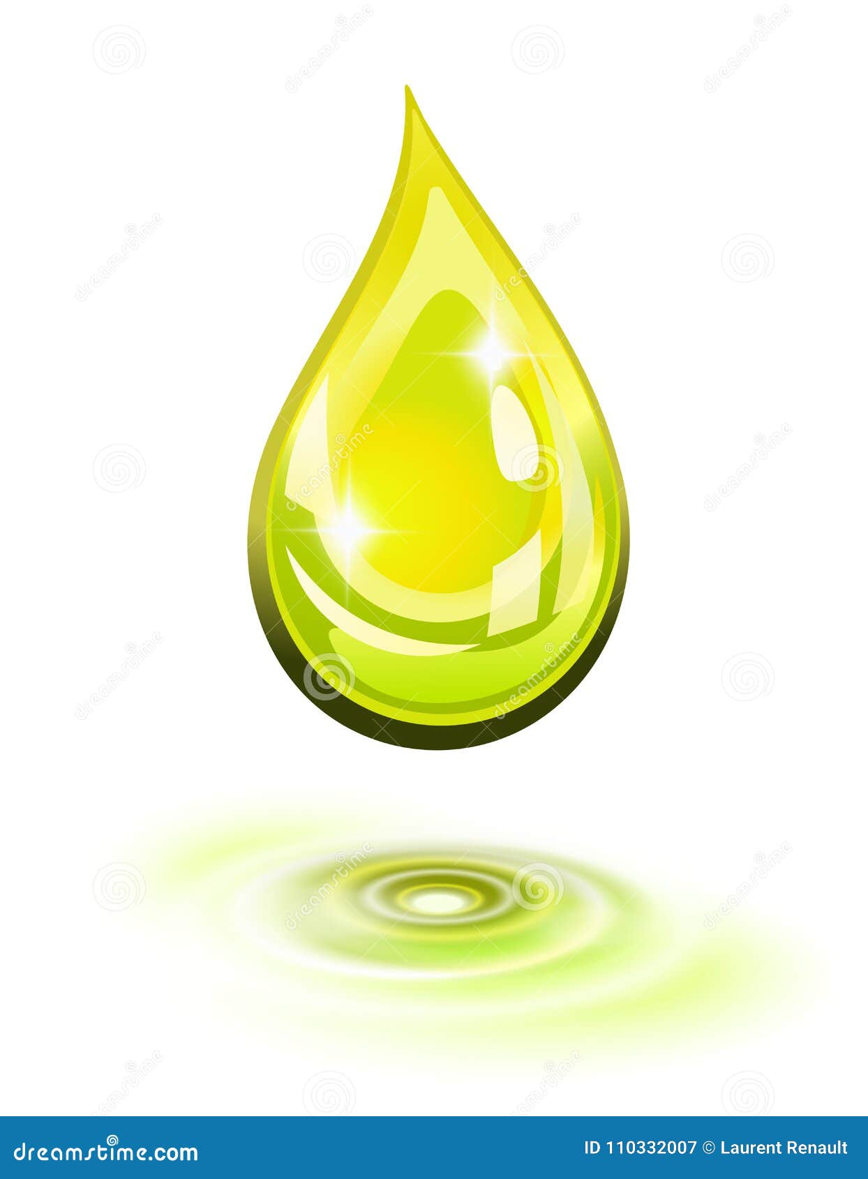 Oil drop icon stock vector. Illustration of bead, isolated - 110332007