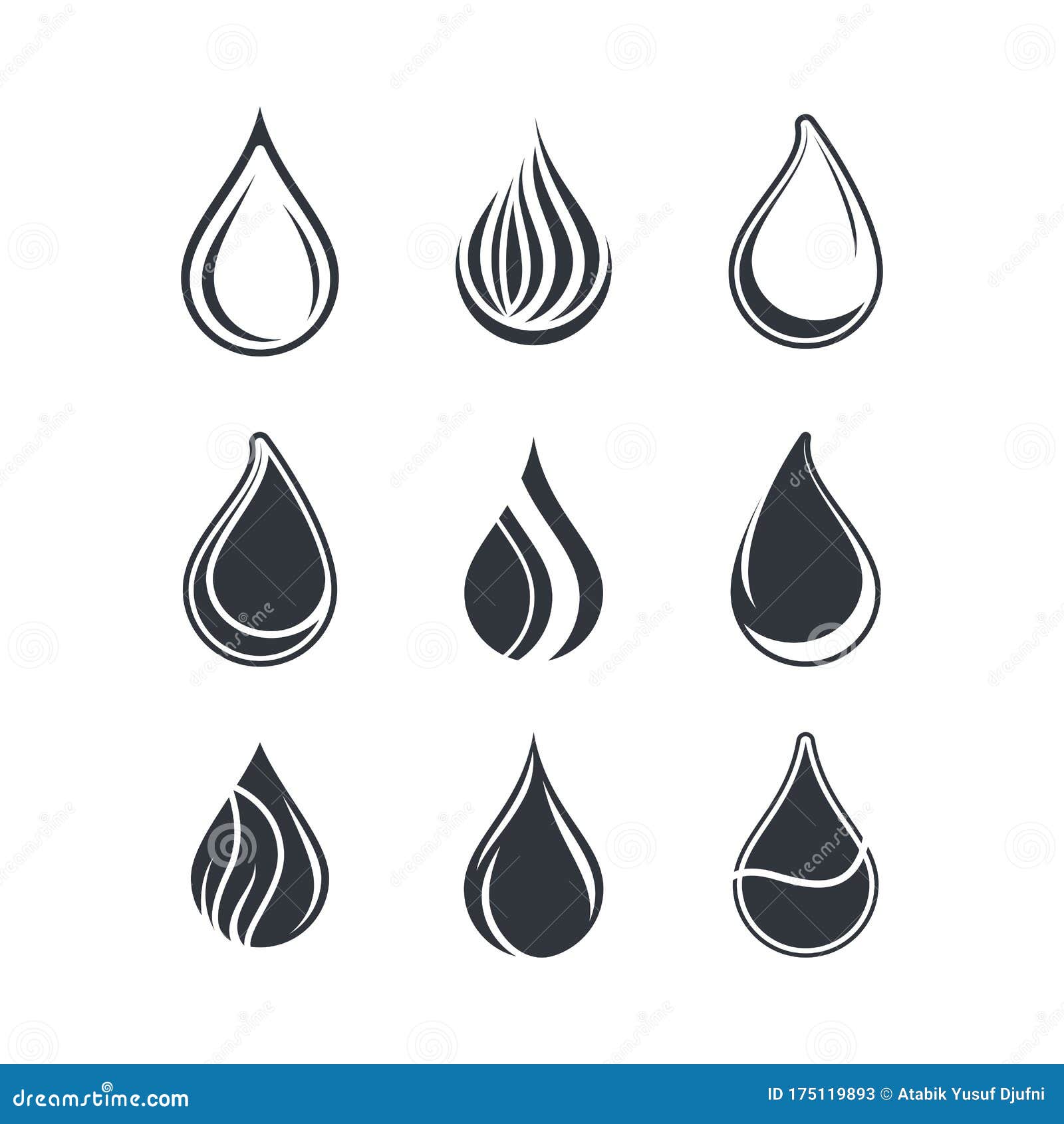 Oil Drop Icon Vector Illustration Stock Vector - Illustration of ...
