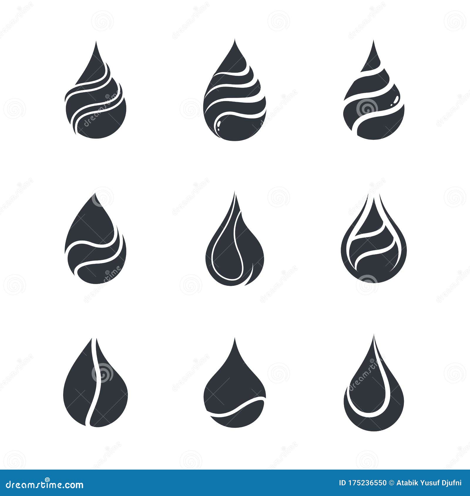 Oil Drop Icon Vector Illustration Stock Vector - Illustration of ...