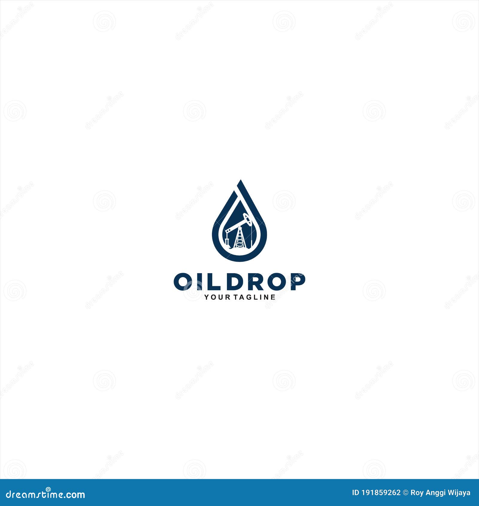 Oil Drop Logo Template Design Stock Vector - Illustration of minimalist ...