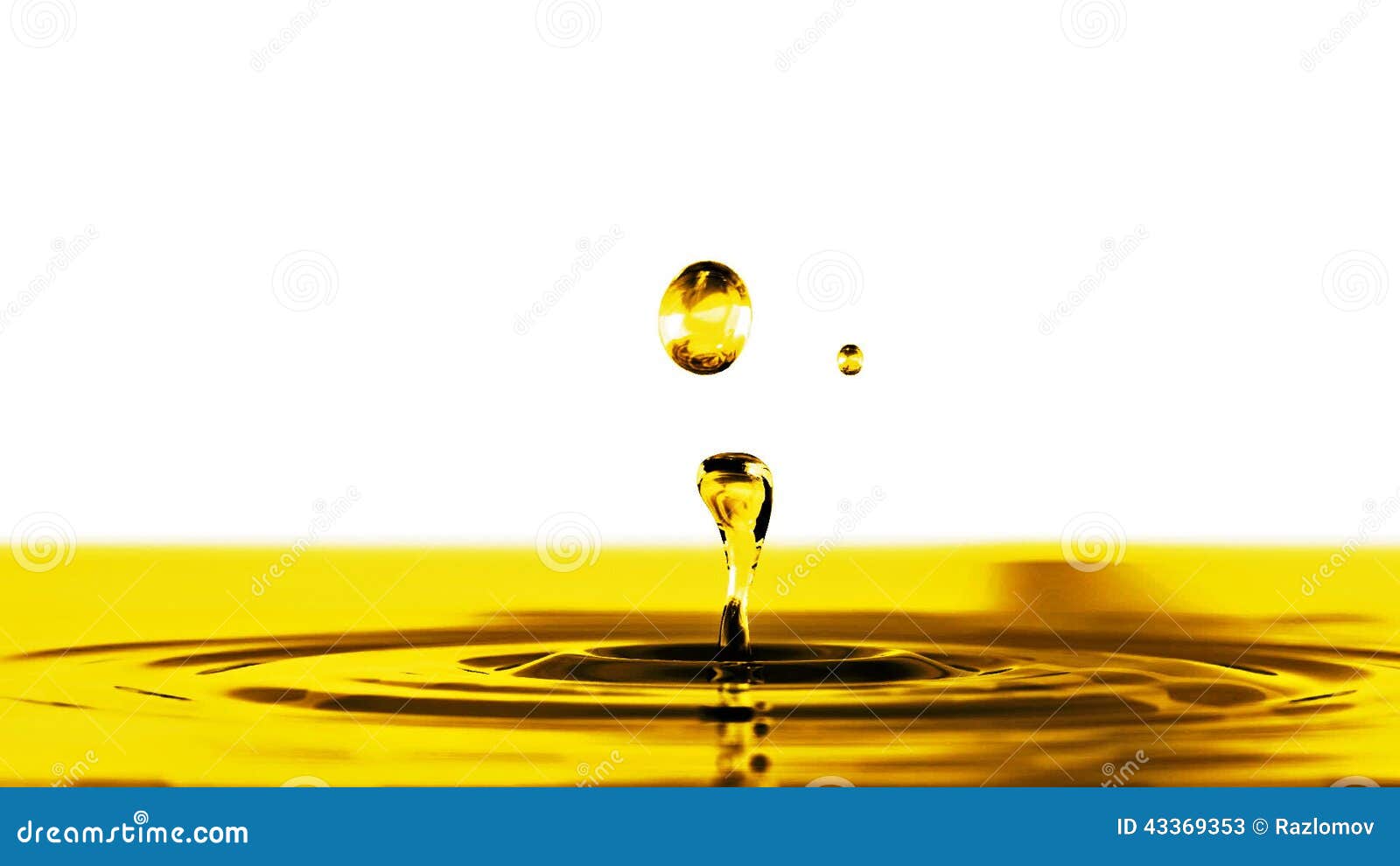 Oil drop slow motion stock video. Video of simulation - 43369353