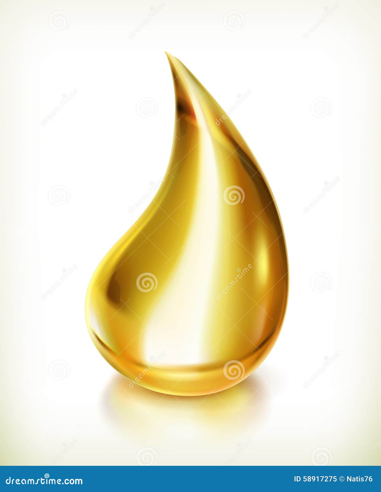 Oil drop, vector icon stock vector. Illustration of object - 58917275