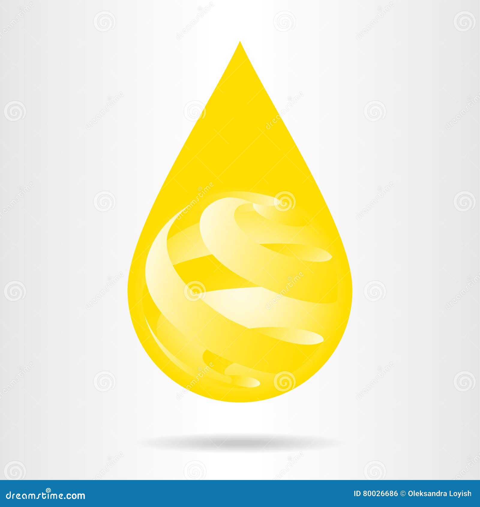 Oil drop stock vector. Illustration of ideas, icon, reflection - 80026686