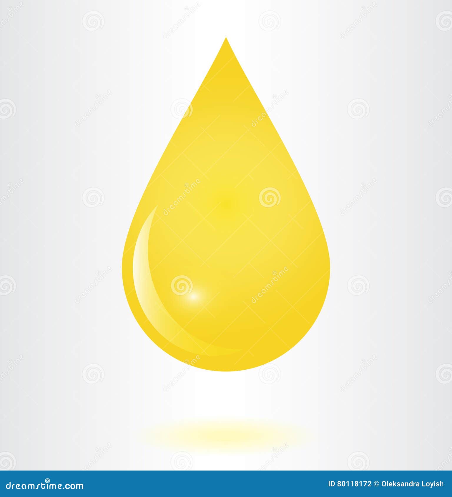 Oil Drop. Vector Illustration Stock Illustration - Illustration of drop ...