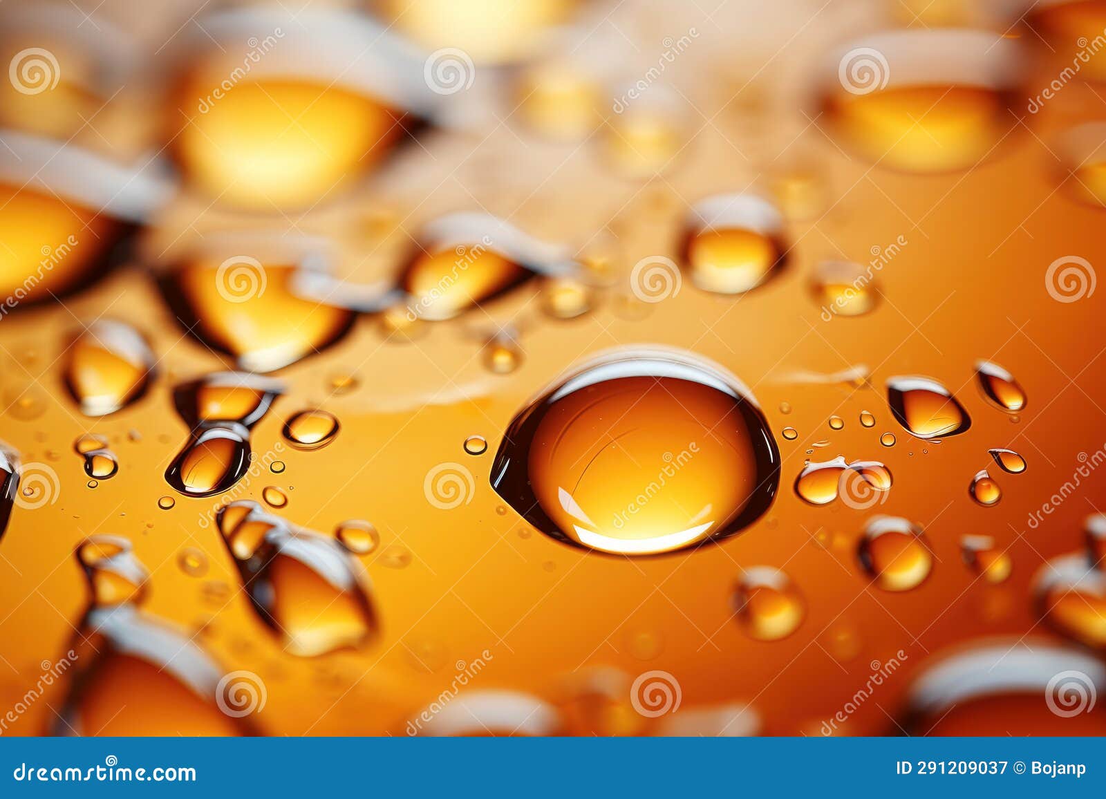Oil Drops As they Create Stunning Reflections on the Water, Abstract ...