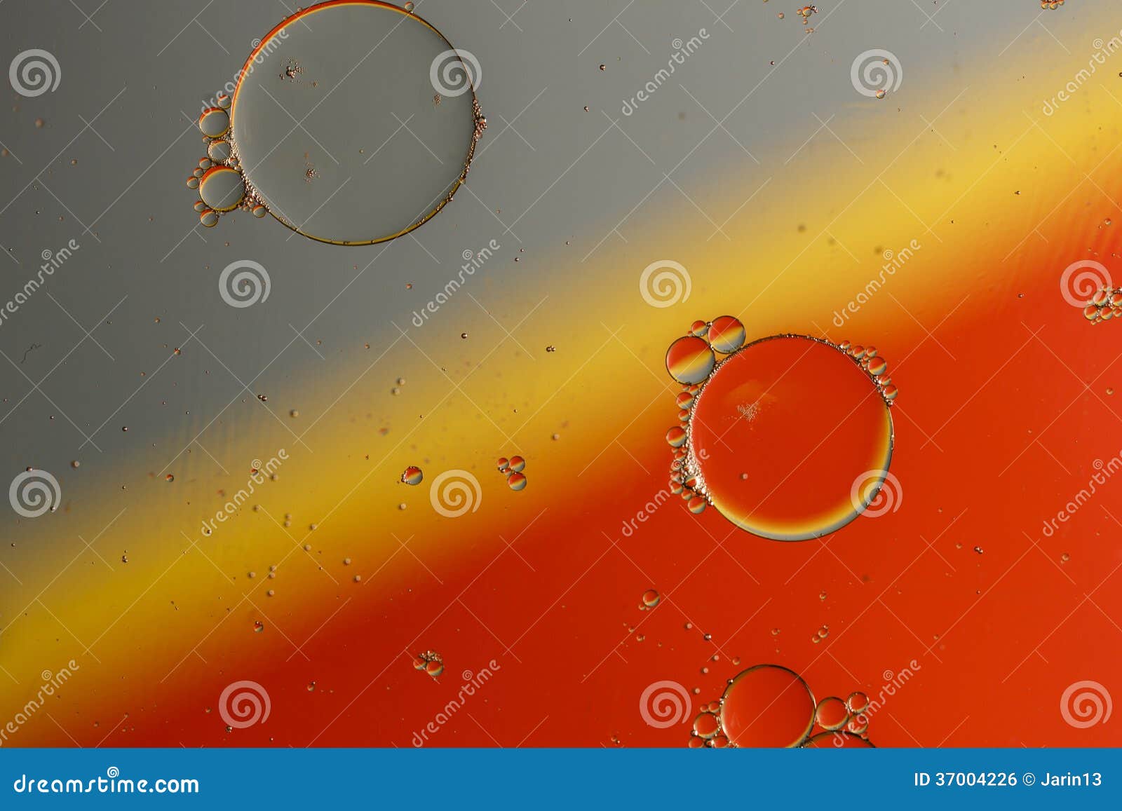 Oil Drops on a Water Surface Stock Photo - Image of beautiful, circle ...