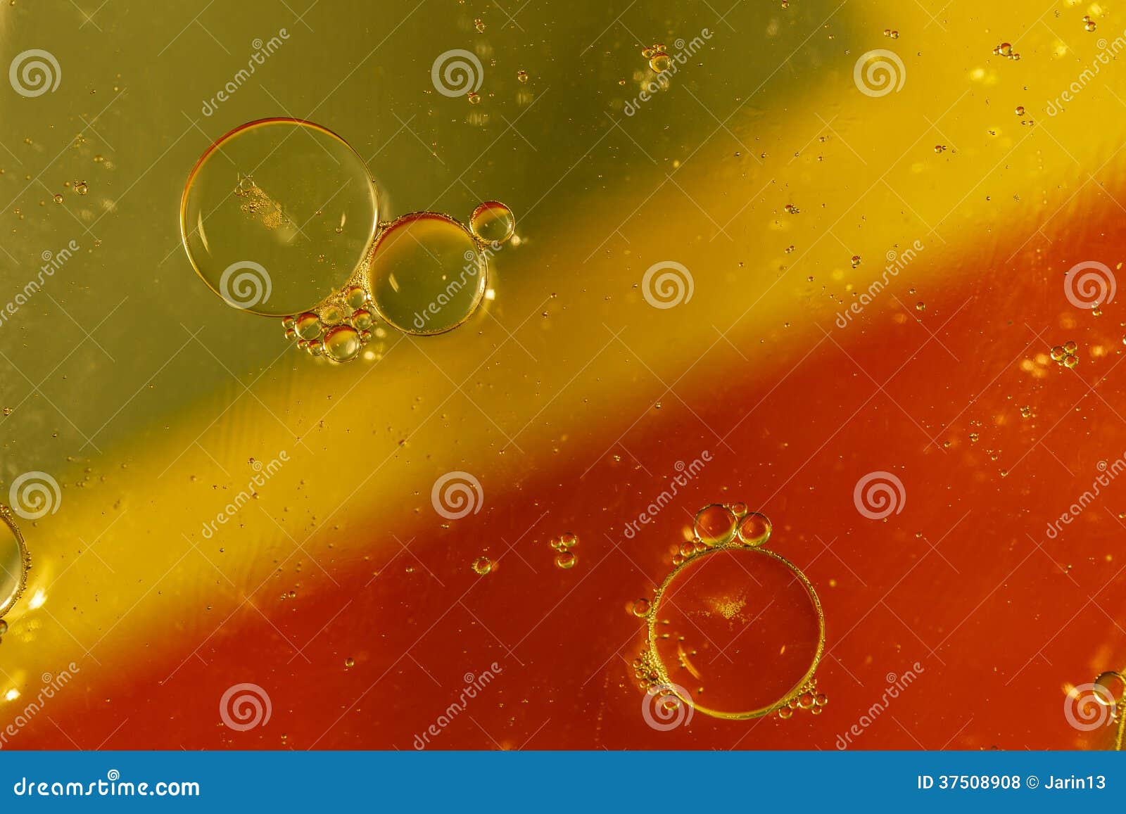 Oil Drops on a Water Surface Stock Photo - Image of color, colorful ...