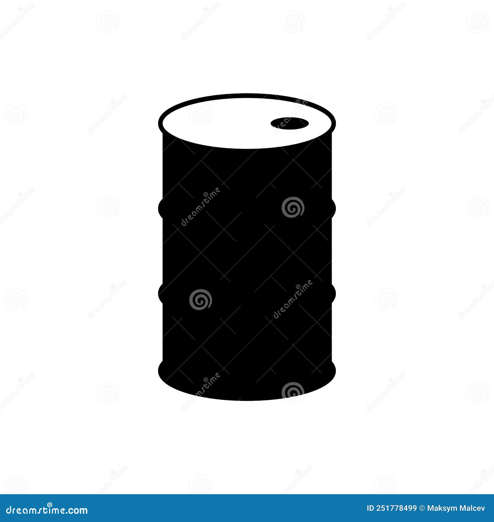 Oil Drum Container, Barrel Icon for Apps and Websites. Vector Icon ...