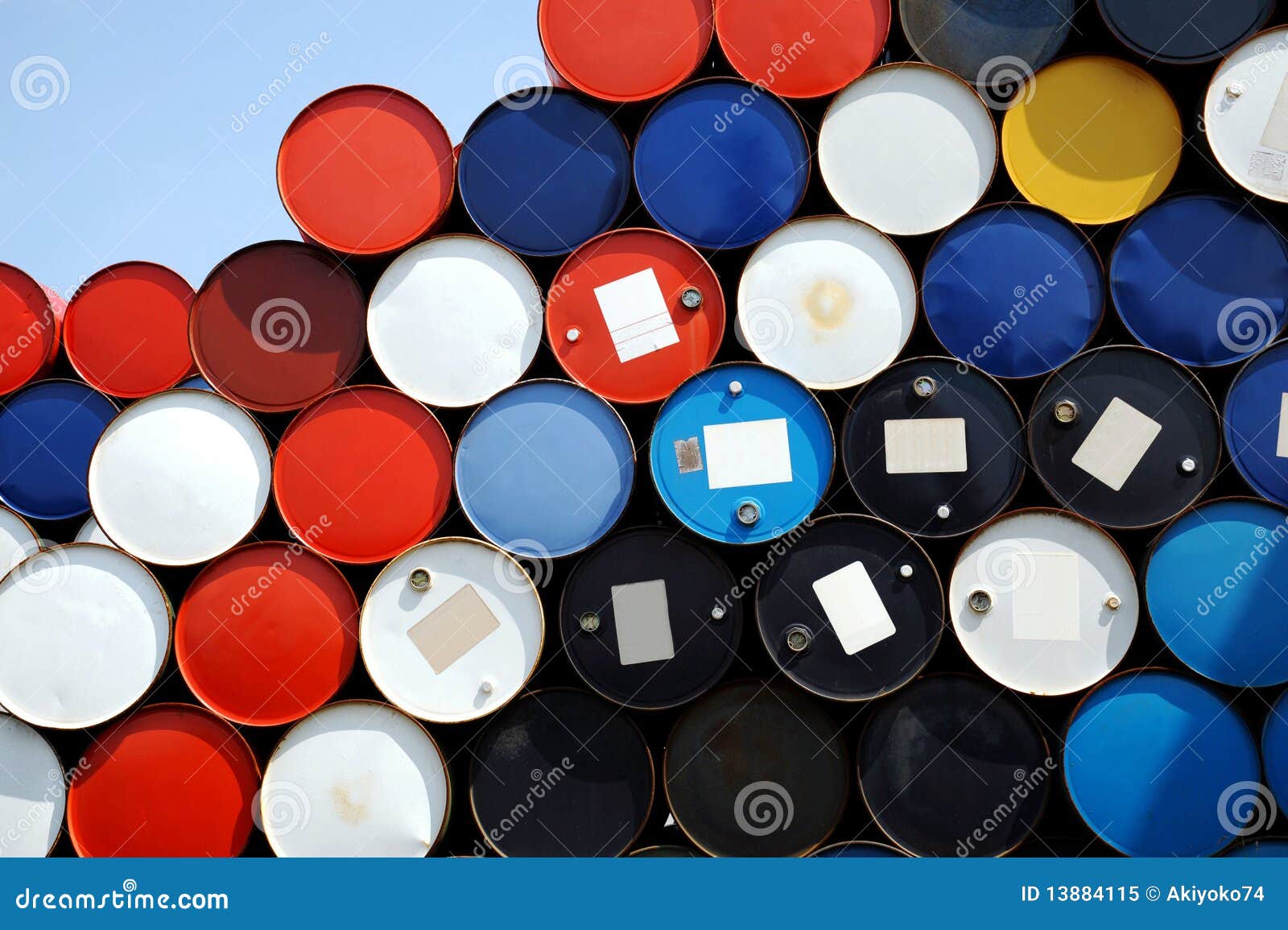 Oil drums stock image. Image of barrel, fossil, drums - 13884115