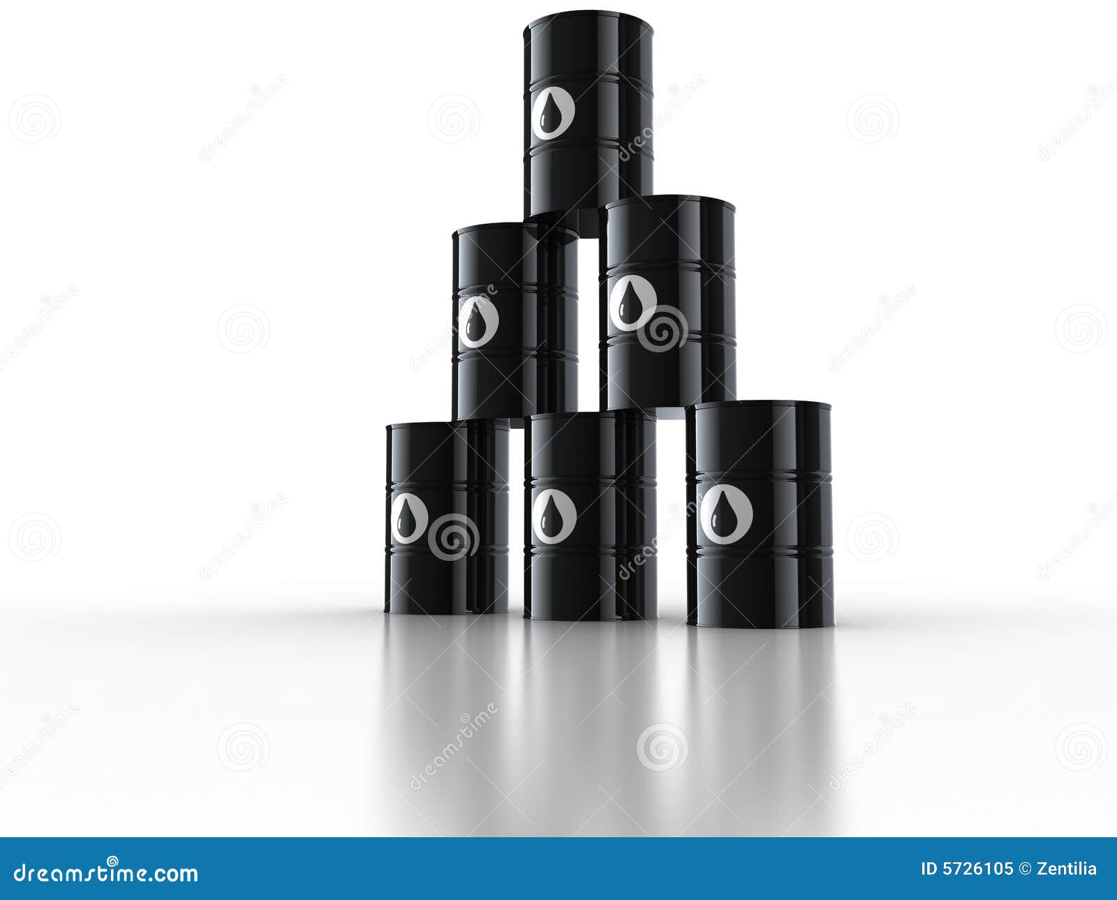 Oil drums in a pyramid stock illustration. Illustration of energy - 5726105