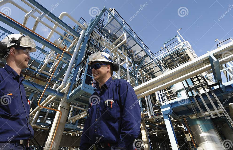Oil engineers and industry stock photo. Image of storage - 13446168