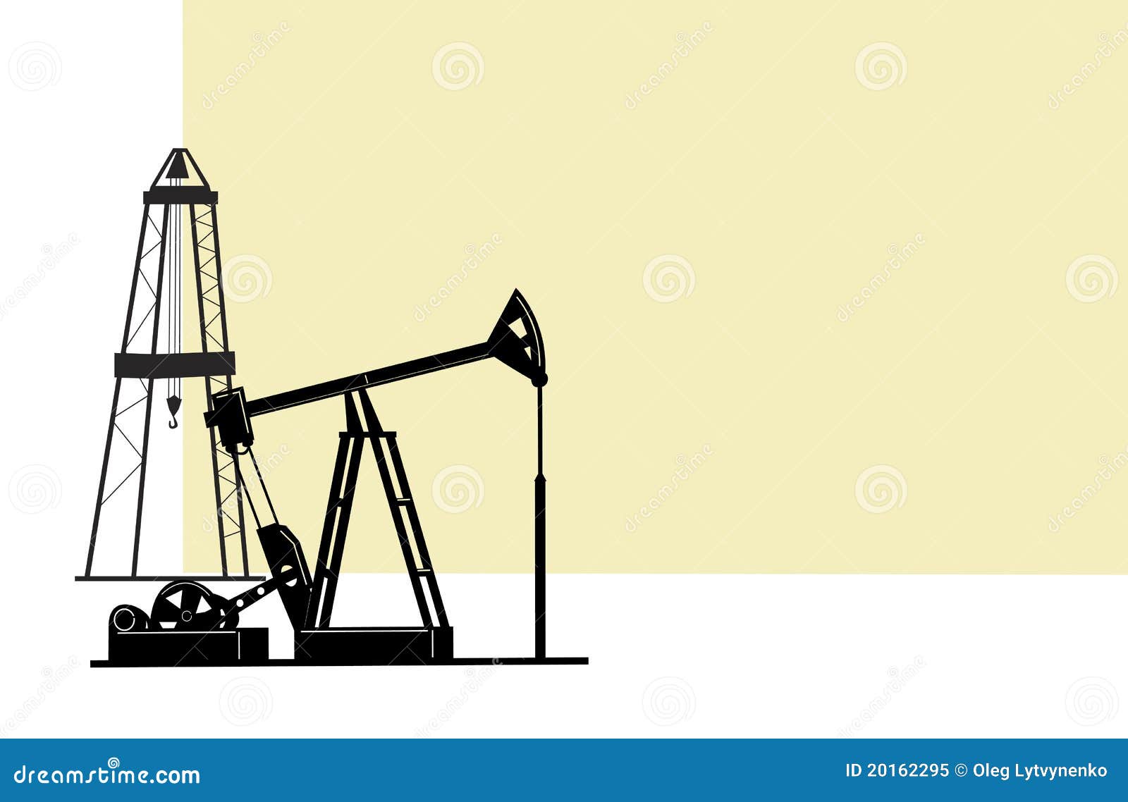 Oil extraction. stock vector. Illustration of energy - 20162295