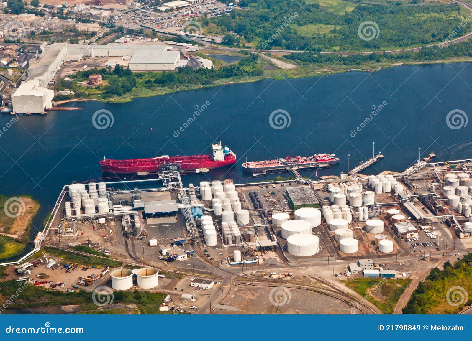 Oil farm with river stock image. Image of tank, aircraft - 21790849